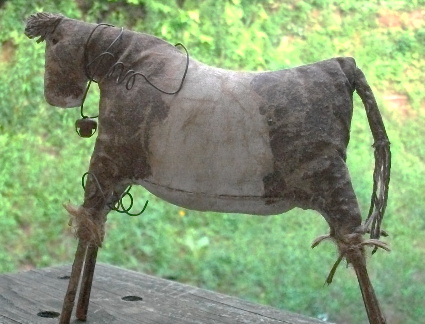 Primitive Cow Doll - Shelf Sitter Or Tuck - For Your Hutch, Cupboard Or ...